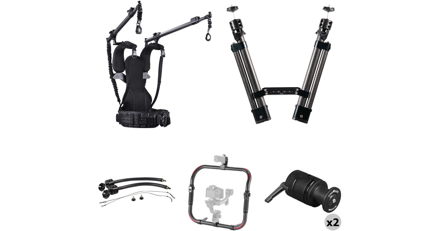 Ready Rig GS Stabilizer with Advanced Ring Grip + Vega + Spindle