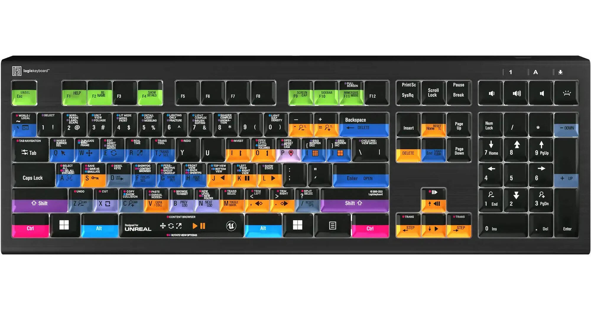 Logickeyboard ASTRA 2 Keyboard for Unreal LKB-UNREAL-A2M-US B&H