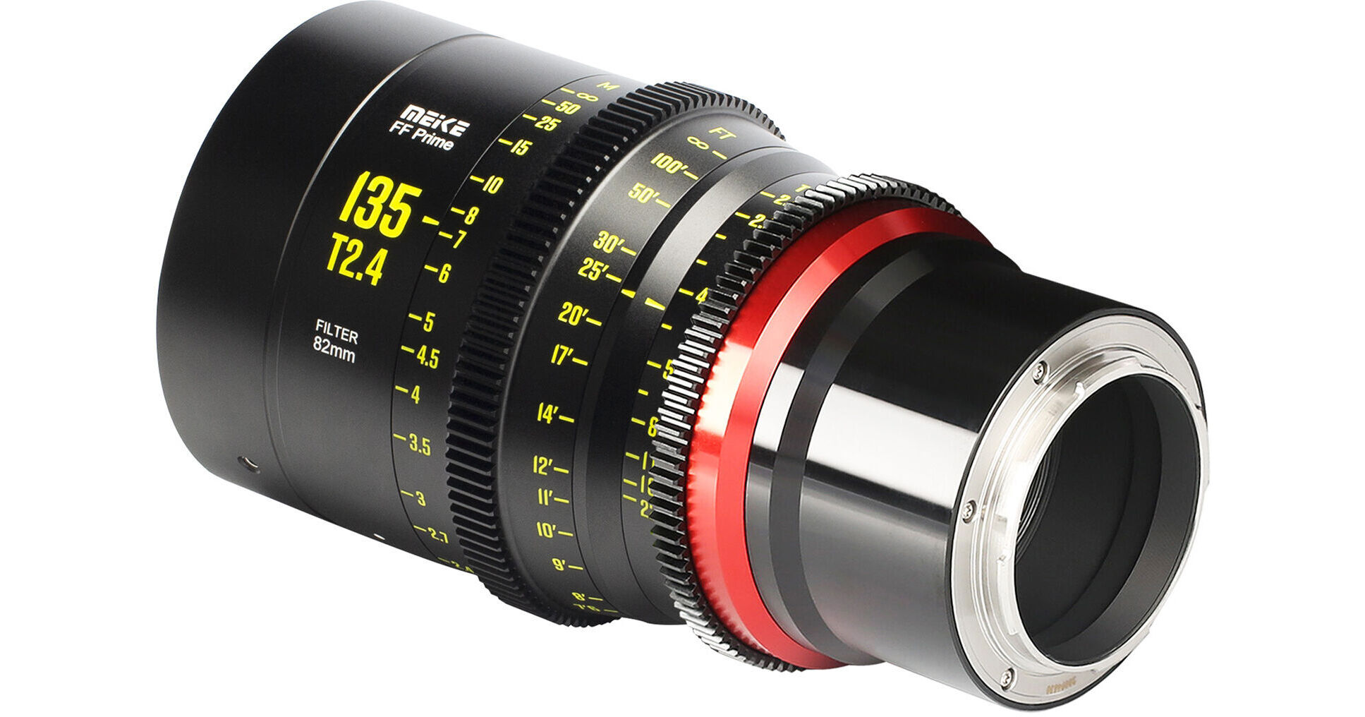 Meike 135mm T2.4 Full Frame Cine Lens (L-Mount) MK-135T24FF-L