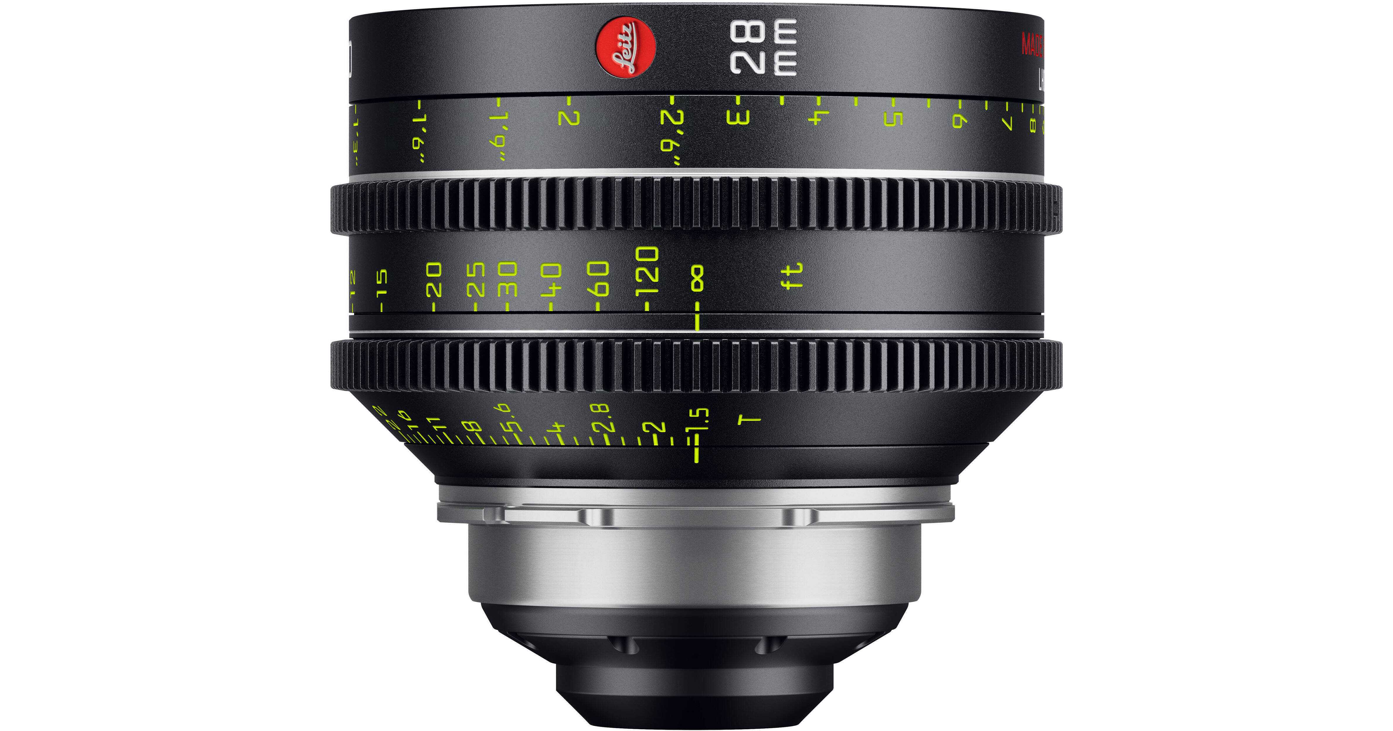 Leitz Cine HUGO 28mm T1.5 LPL Mount Lens (Feet) 11532-005 B&H