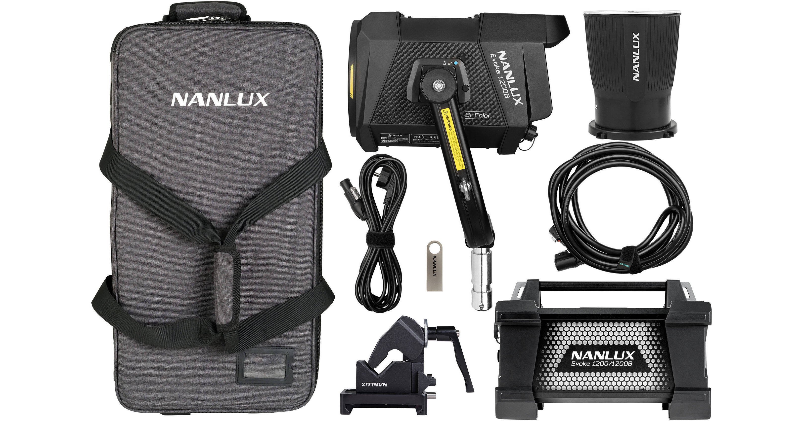 Nanlux Evoke 1200B LED Bi-Color Spot Light Kit EVOKE 1200B