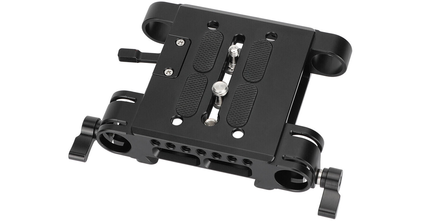 CAMVATE Quick Release Baseplate with 19mm Studio Rod Clamps