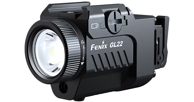 Fenix Flashlight GL22 Rechargeable Weaponlight with Red Laser