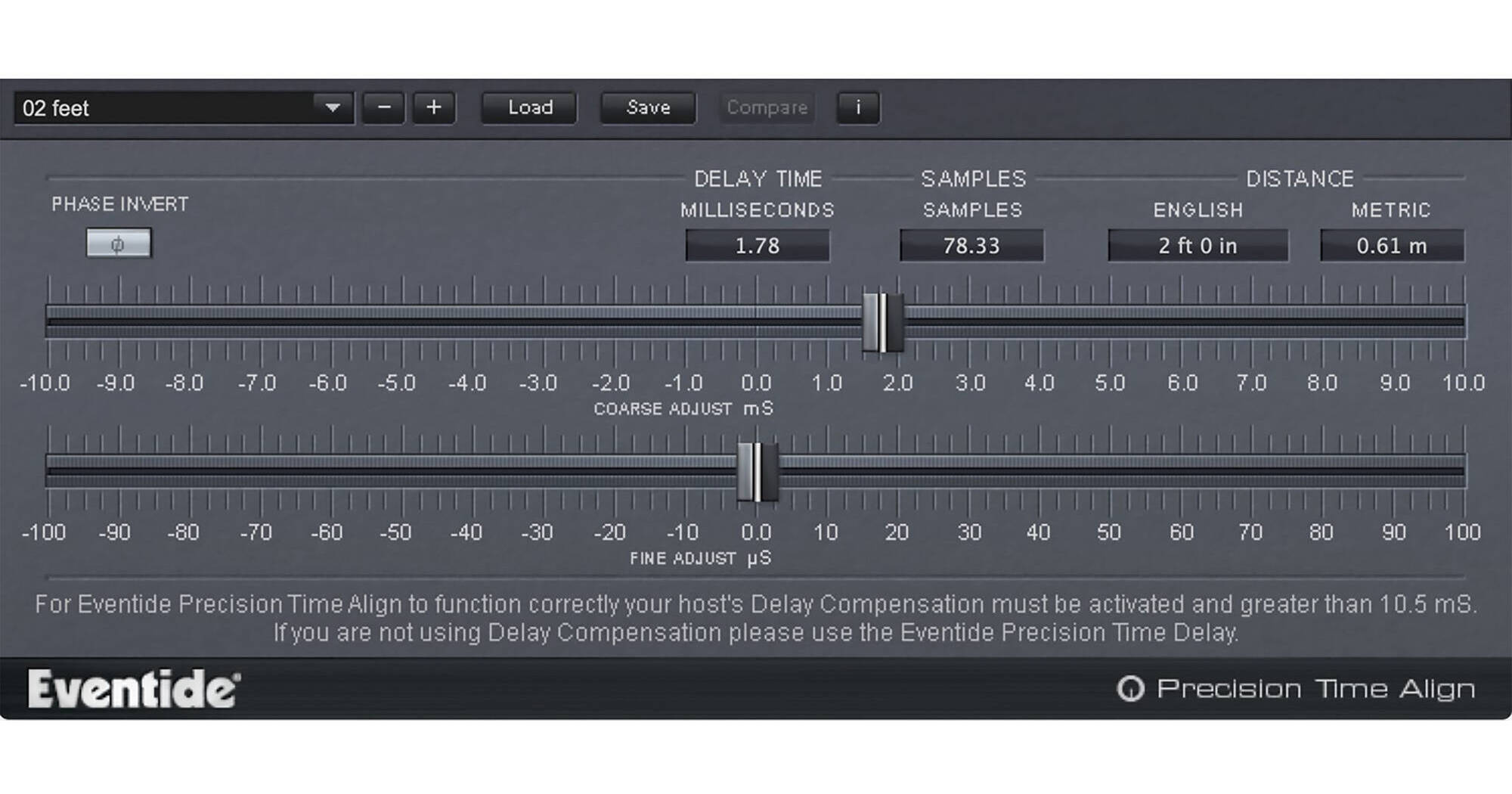Eventide Precision Time Align Delay Audio Plug-In 1203-000 B&H