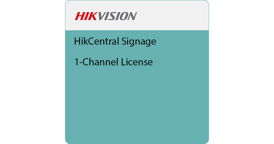 Hikvision HikCentral Digital HIKCENTRAL-DIGITALSIGNAGE-1CH B&H