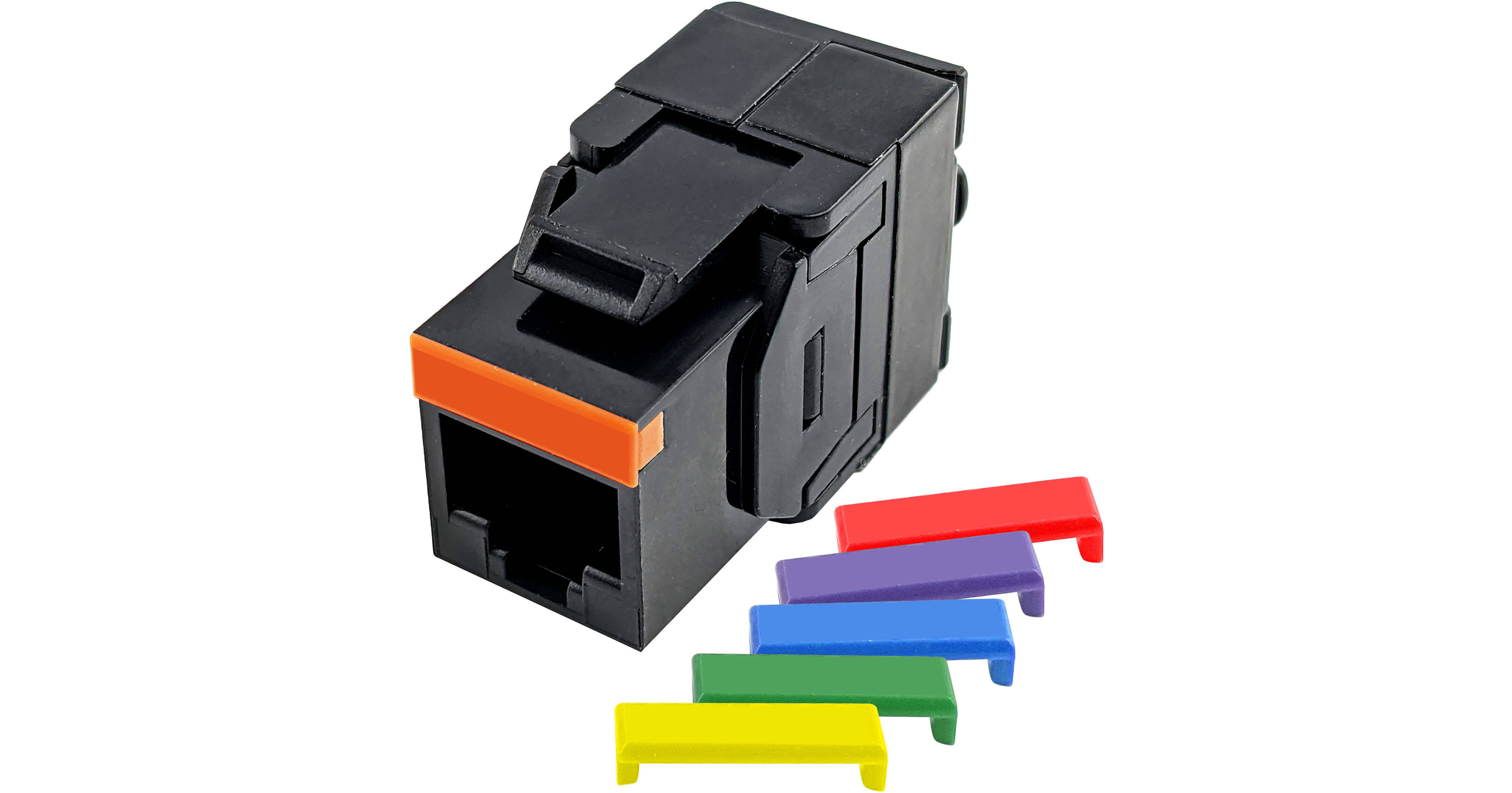 Simply45 S45-3500B Cat 5e UTP 180 Degree Keystone Jack S45-3500B