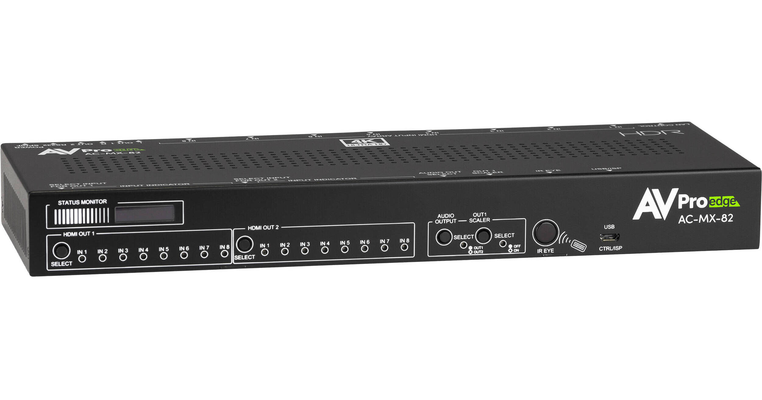 AVPro Edge AC-MX-82 8x2 HDMI 4K Matrix/Auto Switcher AC-MX-82RM
