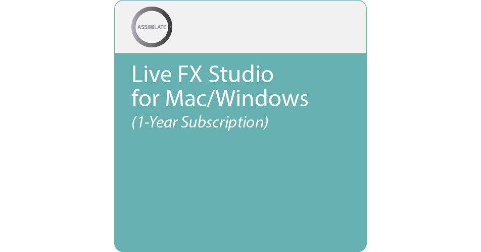 Assimilate Live FX Studio for Mac/Windows PROLFXST-SUB-Y B&H