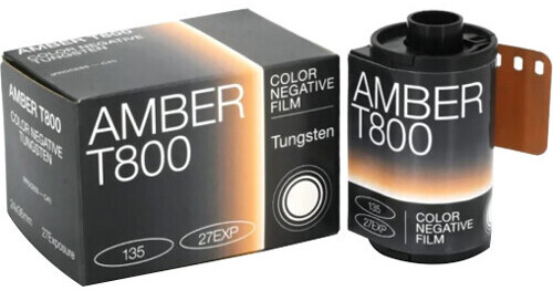 Amber 800 ISO Color Negative Tungsten Movie Film 480080 B&H