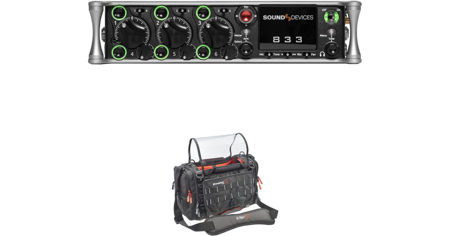 Sound Devices 833 8-Channel / 12-Track Multitrack Field Recorder