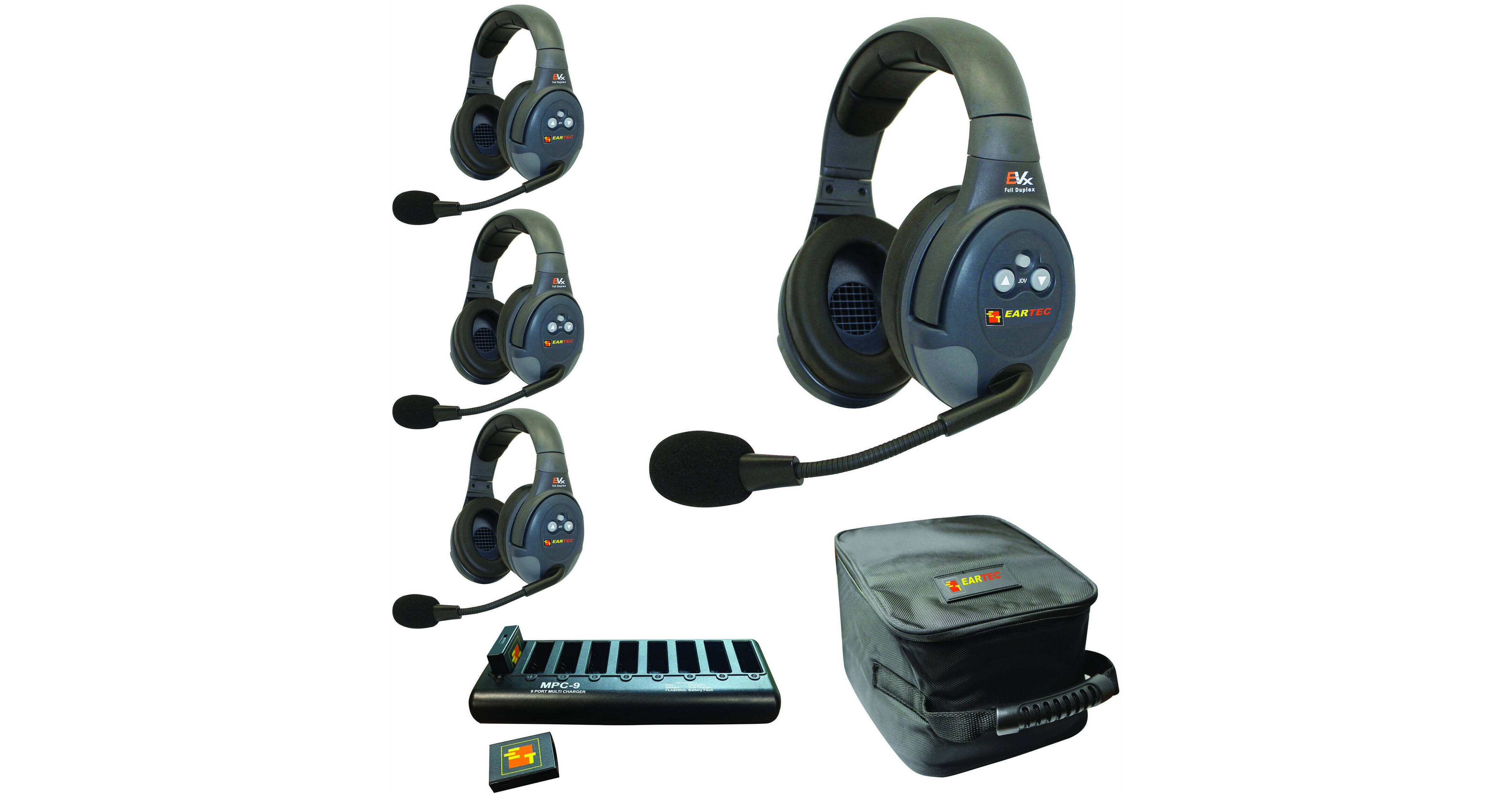 Eartec EVADE EVX4D Light-Industrial Full-Duplex Wireless EVX4D