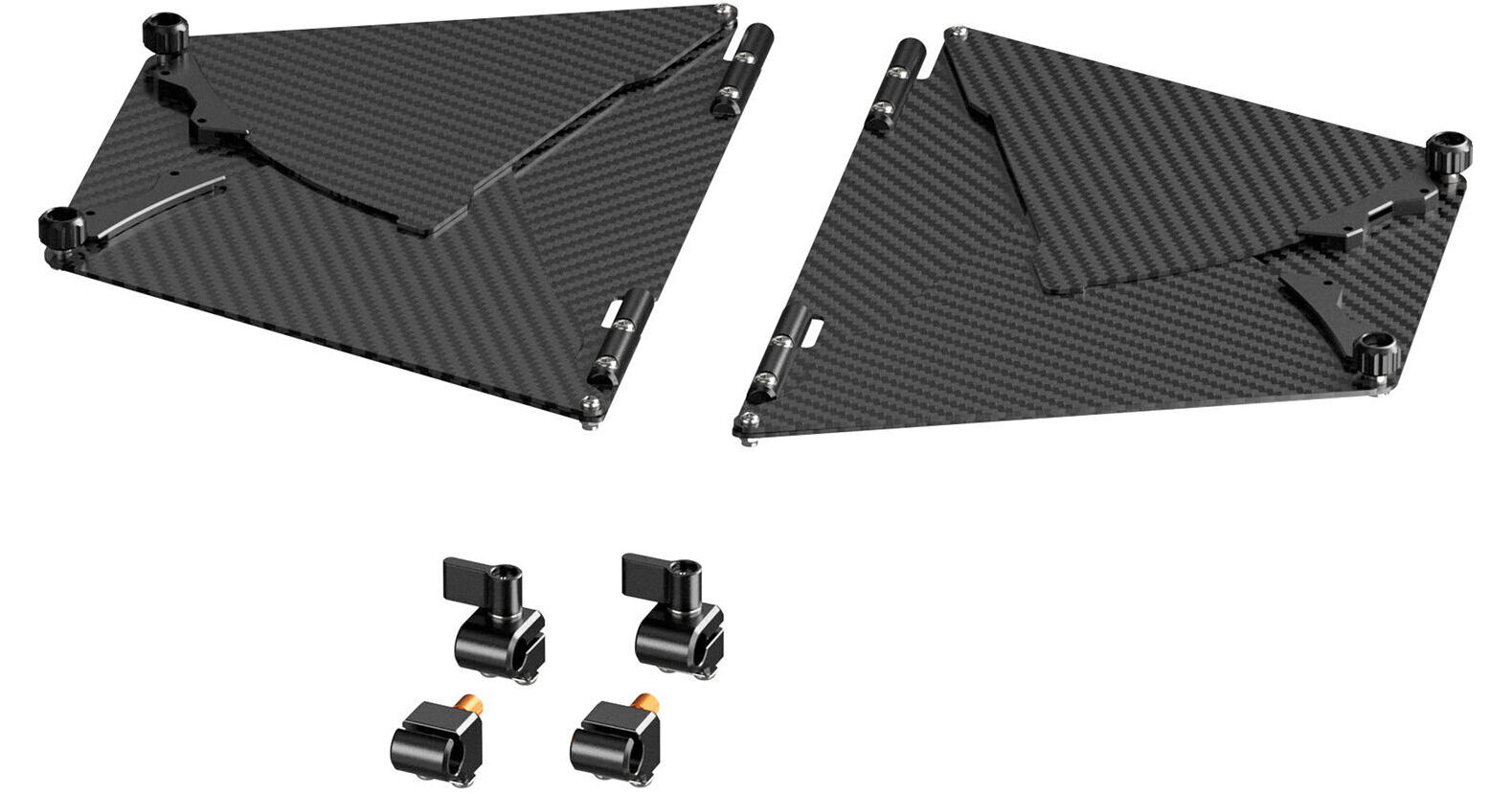 Bright Tangerine Side Flags for Misfit Six Matte Box B1255.1004