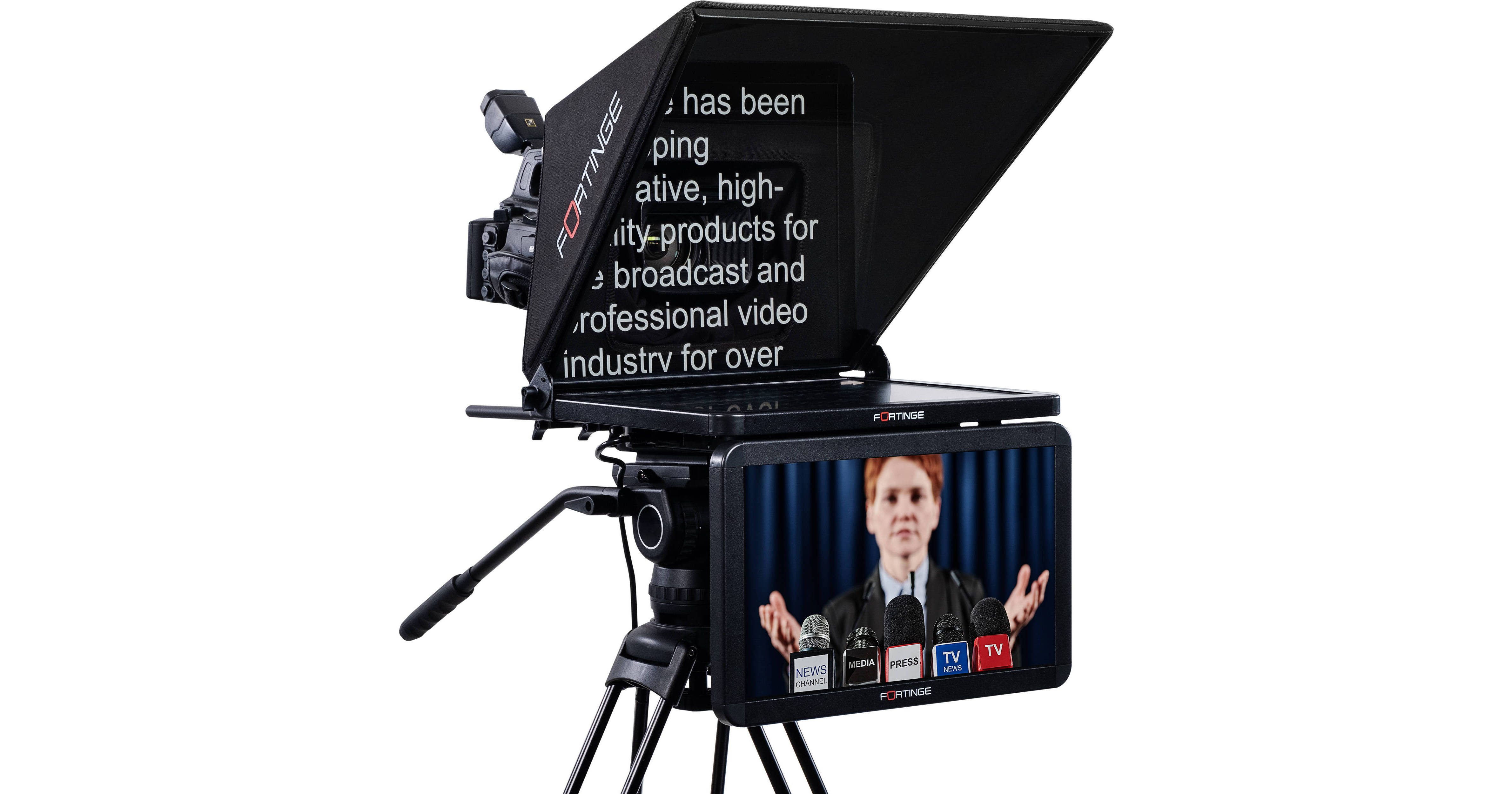 Fortinge 15" PROX Series Studio Prompter Set with HDMI, PX-03