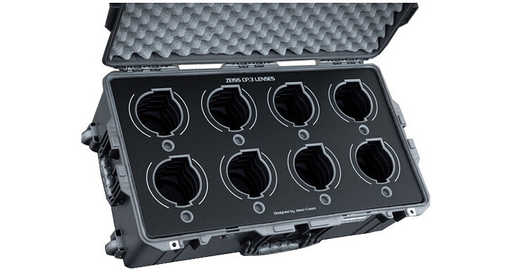 Jason Cases Wheeled Case for Set of 8 Zeiss CP3 Lenses ZECP38LBK