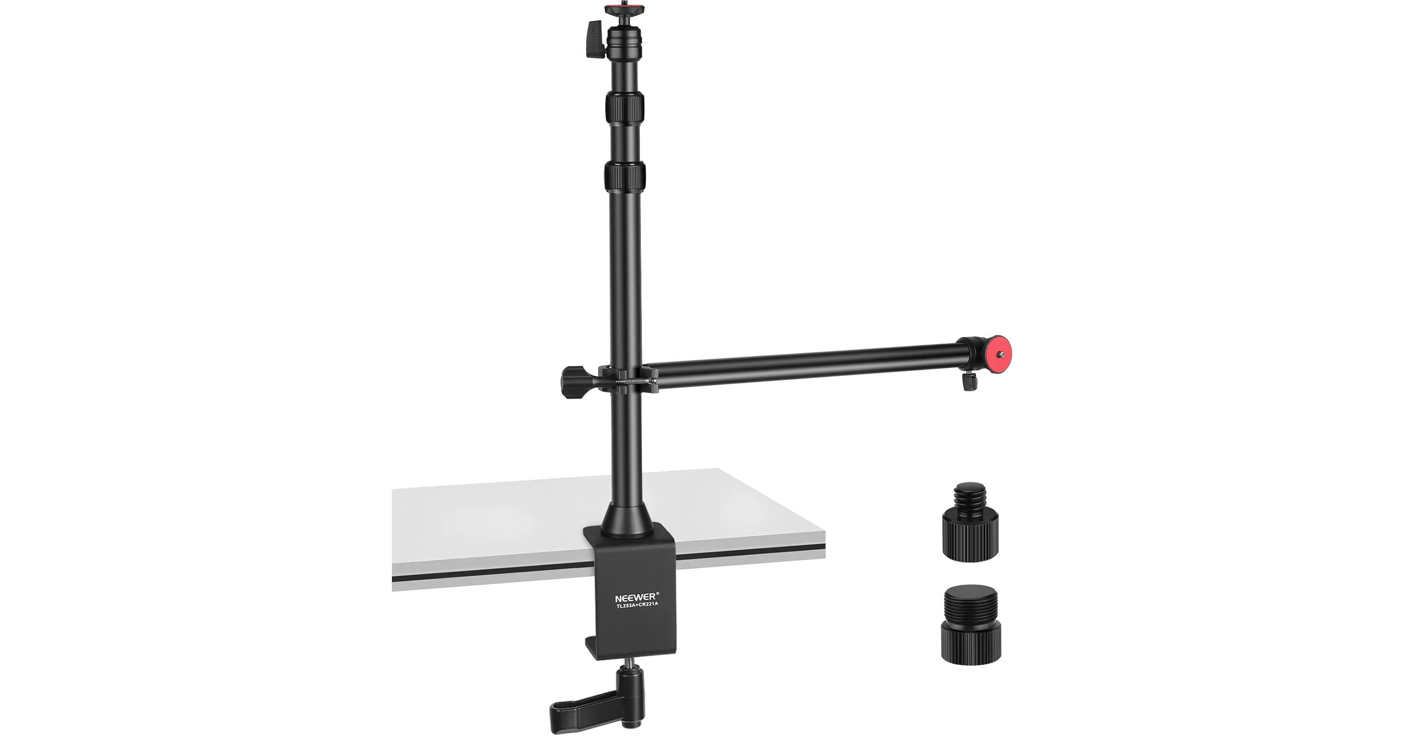 Neewer TL253A Tabletop Stand with Auxiliary Holding Arm 66600882