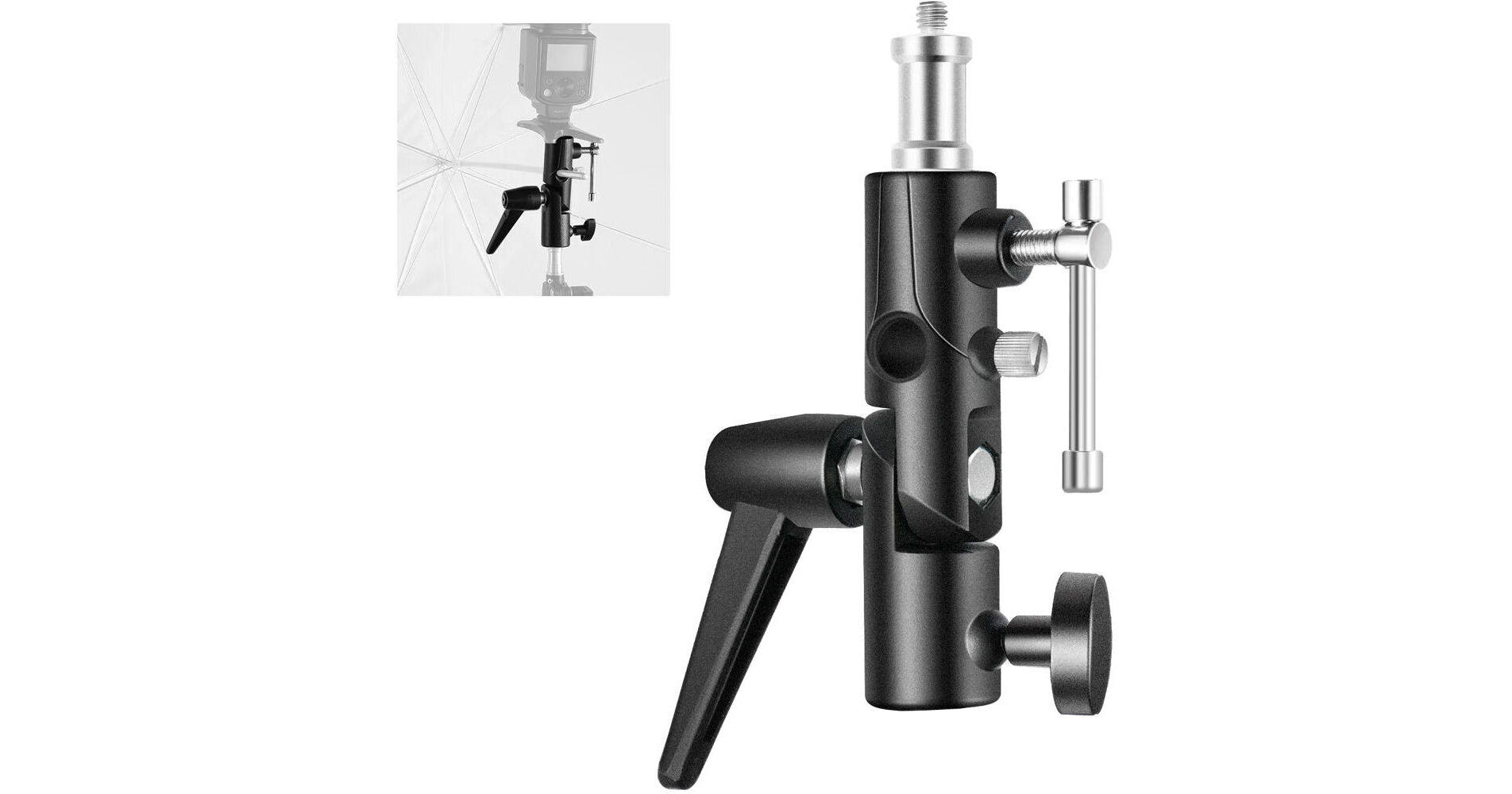 Neewer H-Type Mount Camera Flash Bracket 66600976 B&H Photo Video