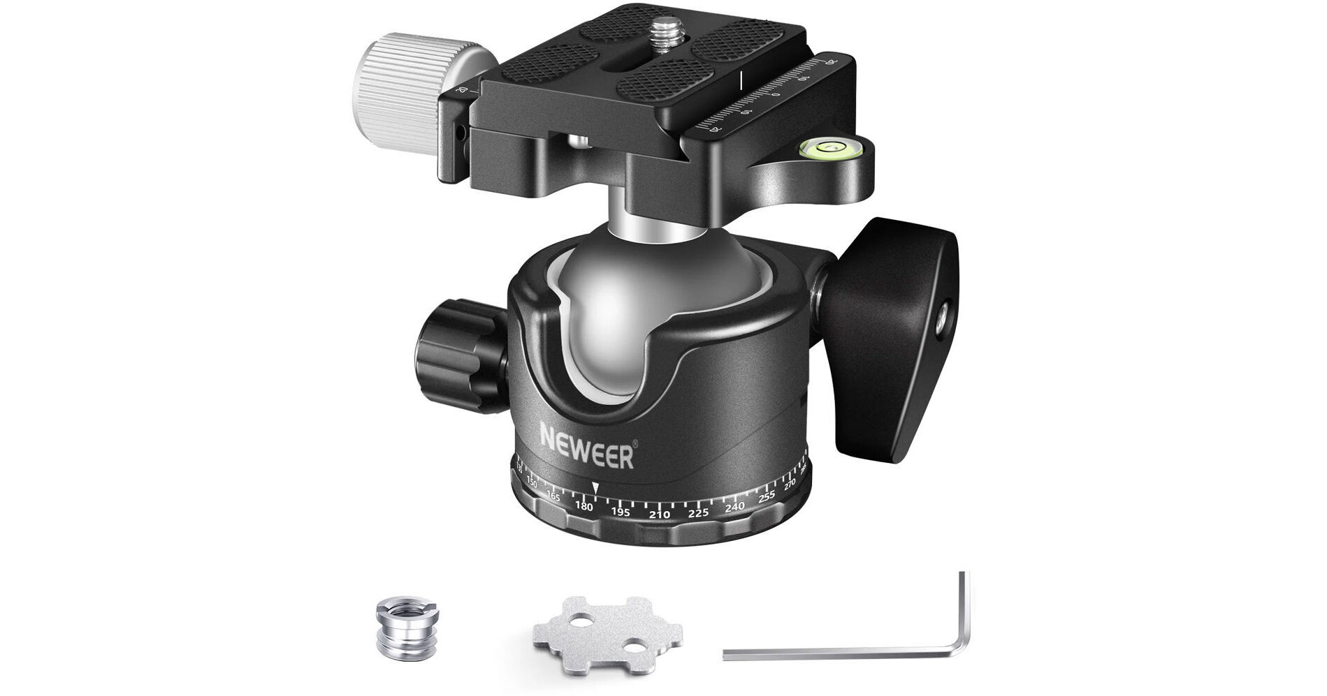 Neewer GM36 Low-Profile Ball Head with Arca-Type QR Plate