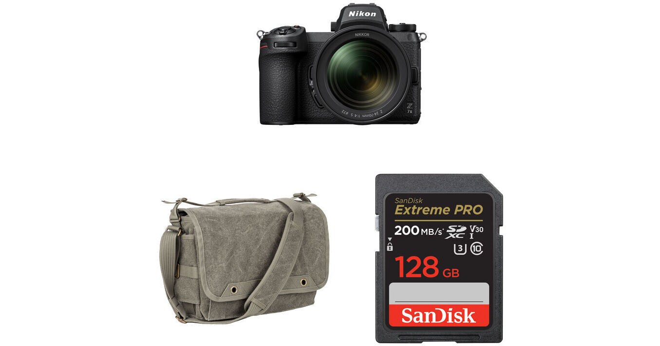 Nikon Nikon Z7 II with 24-70mm f/4 Lens and Accessories Kit B&H