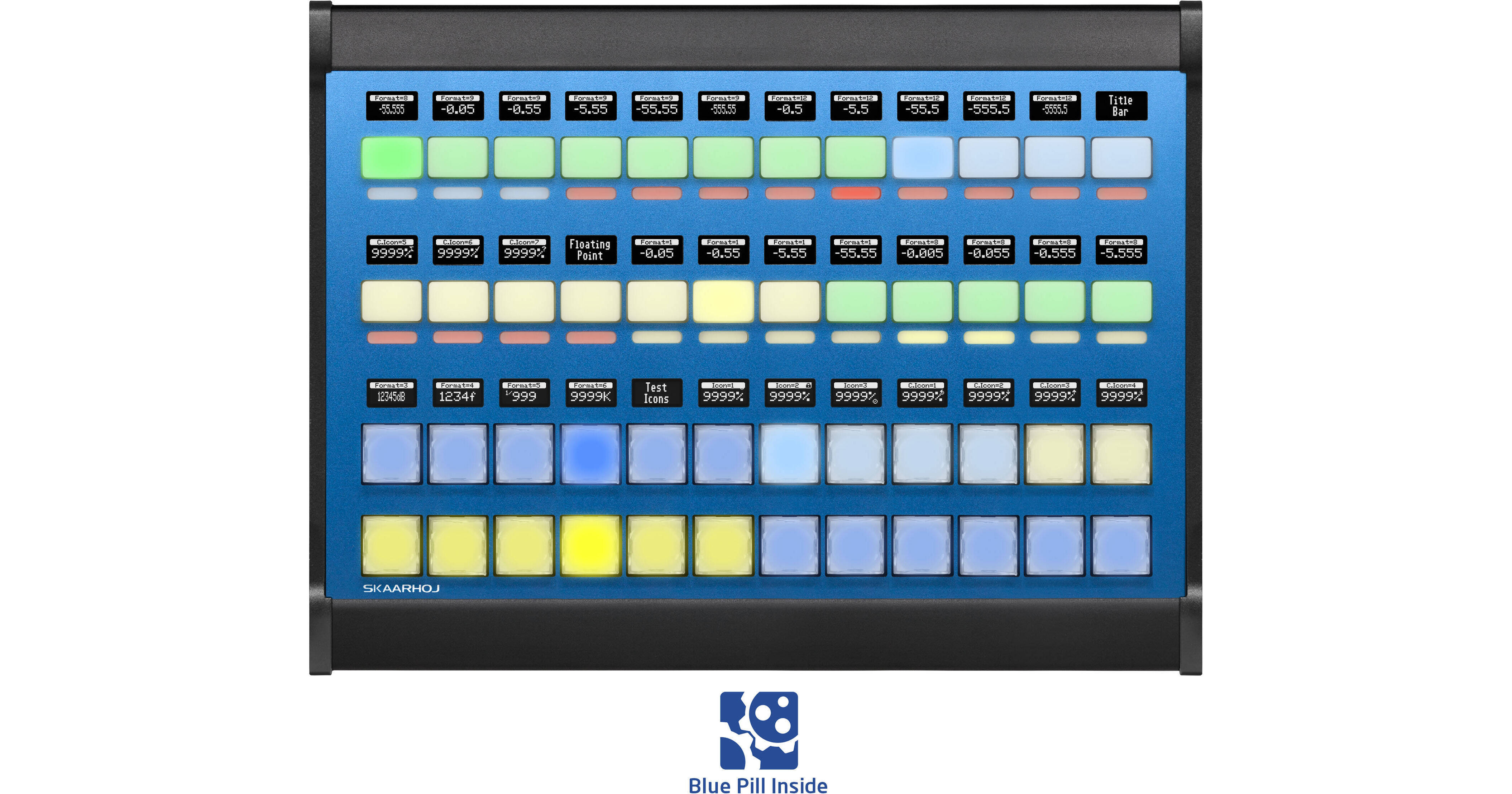SKAARHOJ XPoint 48 Modular Controller with NKK XPOINT-48-N-V2B