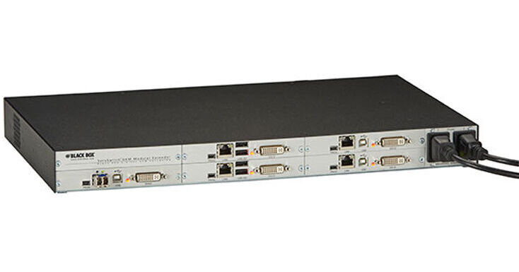 Black Box DKM FX Modular KVM Extender Housing ACXMODH6FPAC-R2