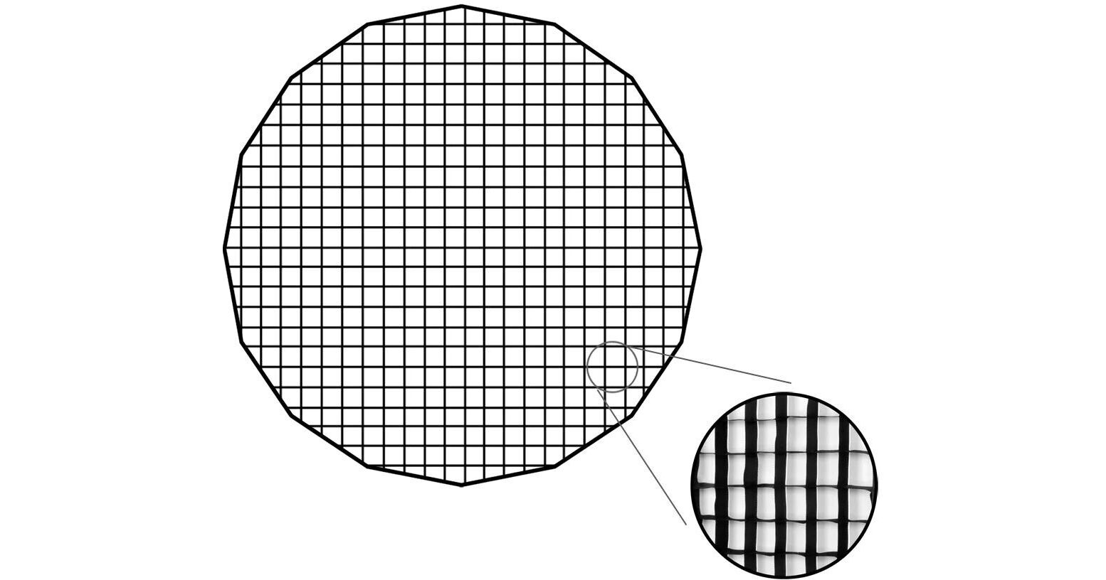 FotodioX Pro Eggcrate Grid for EZ-Pro DLX Parabolic GD-EZDLX-36