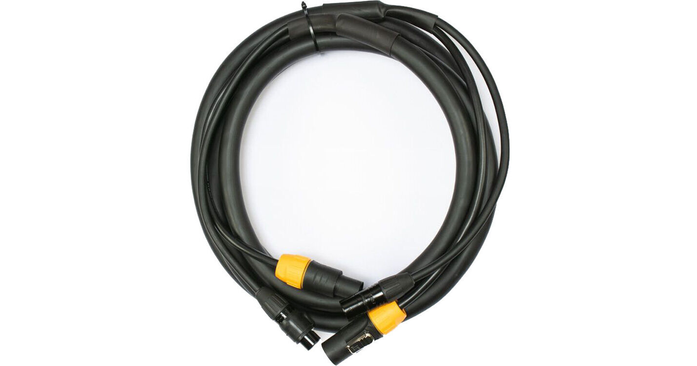 American DJ True 5-Pin DMX Locking Power Link Combo AC5PTRUE12