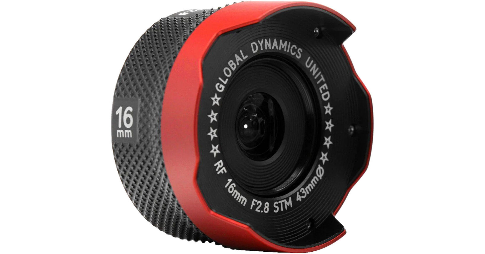 GLOBAL DYNAMICS UNITED Armored RF 16mm f/2.8 Autofocus RF-16-AL