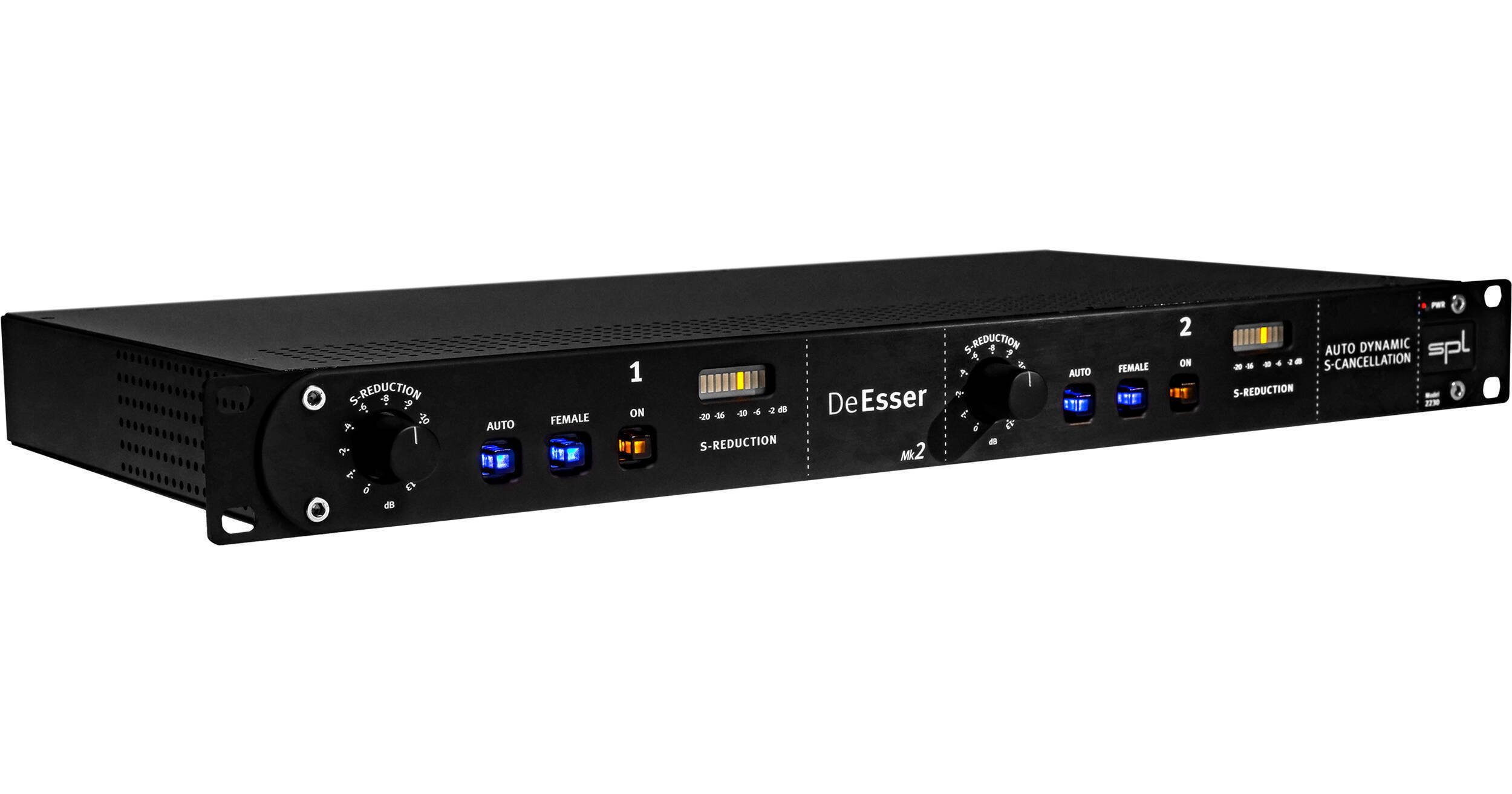 SPL DeEsser Mk2 Rackmount Auto-Dynamic Dual De-Esser (1 RU) 2230