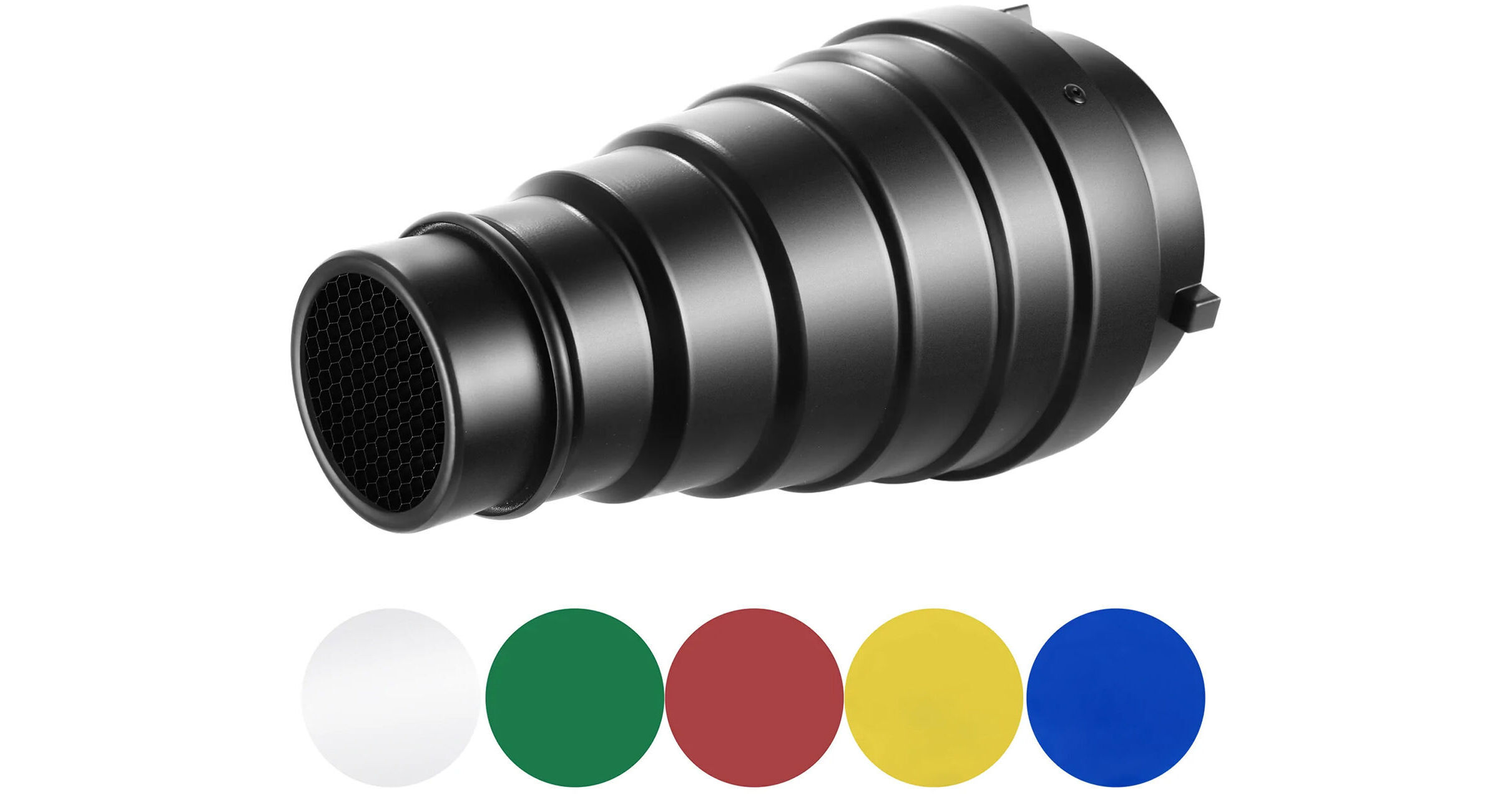 Neewer Large Metal Conical Snoot with Honeycomb Grid and