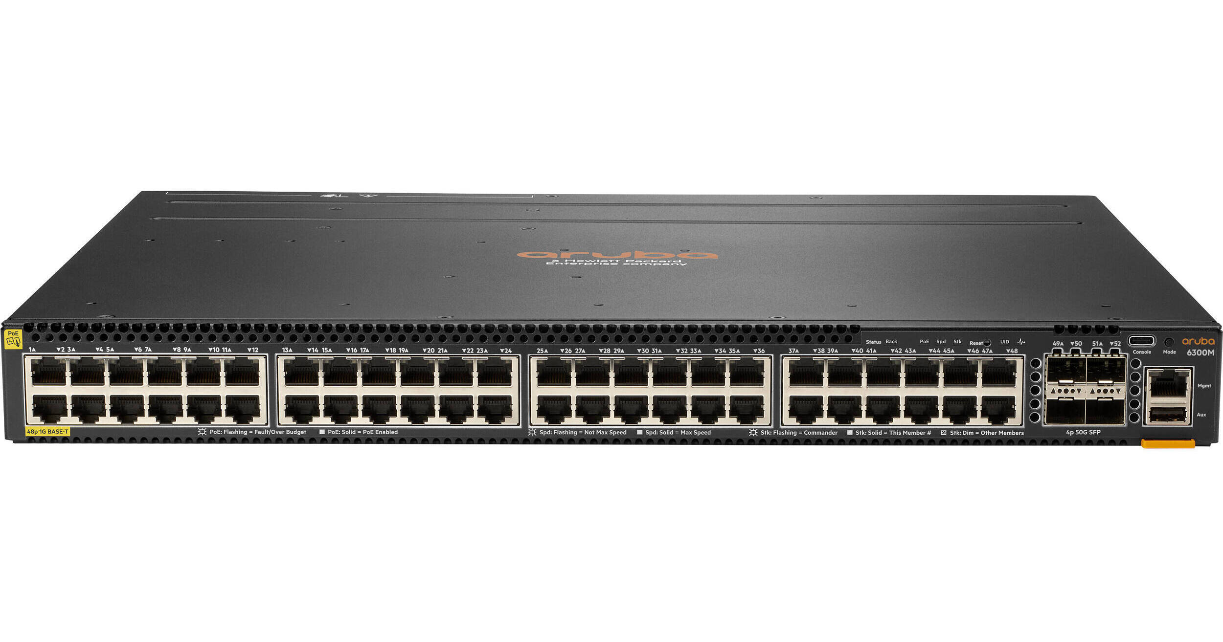 Aruba 6300M 48-Port Gigabit PoE+ Compliant Managed Network