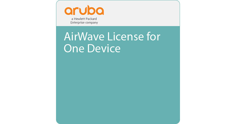 HPE Networking AirWave License for One Device JW546AAE B&H Photo