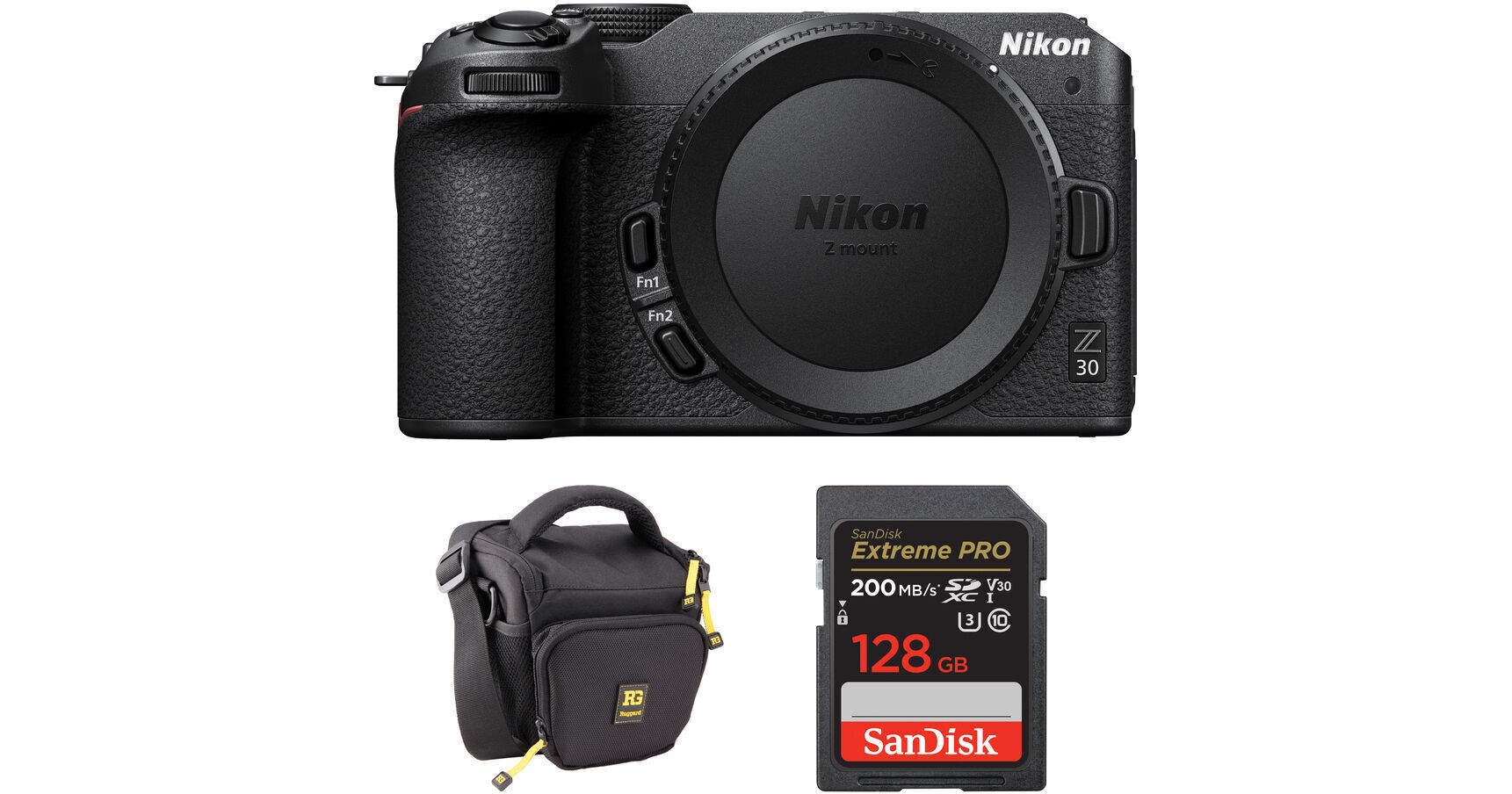 Nikon Z30 Mirrorless Camera and Accessories Kit B&H Photo Video
