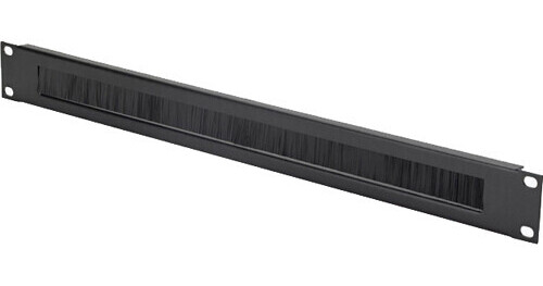 On-Stage Rack Brush Panel (Black, 1 RU) RPBR1000 B&H Photo Video