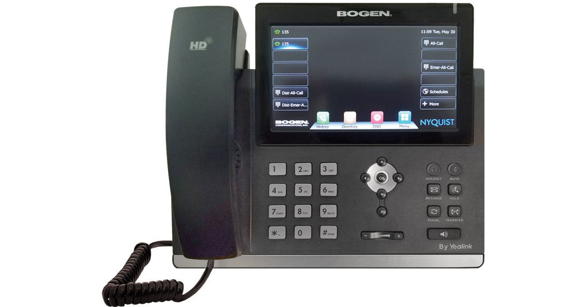 Bogen Nyquist IP Paging System - Admin IP Phone - Color NQ-T1100