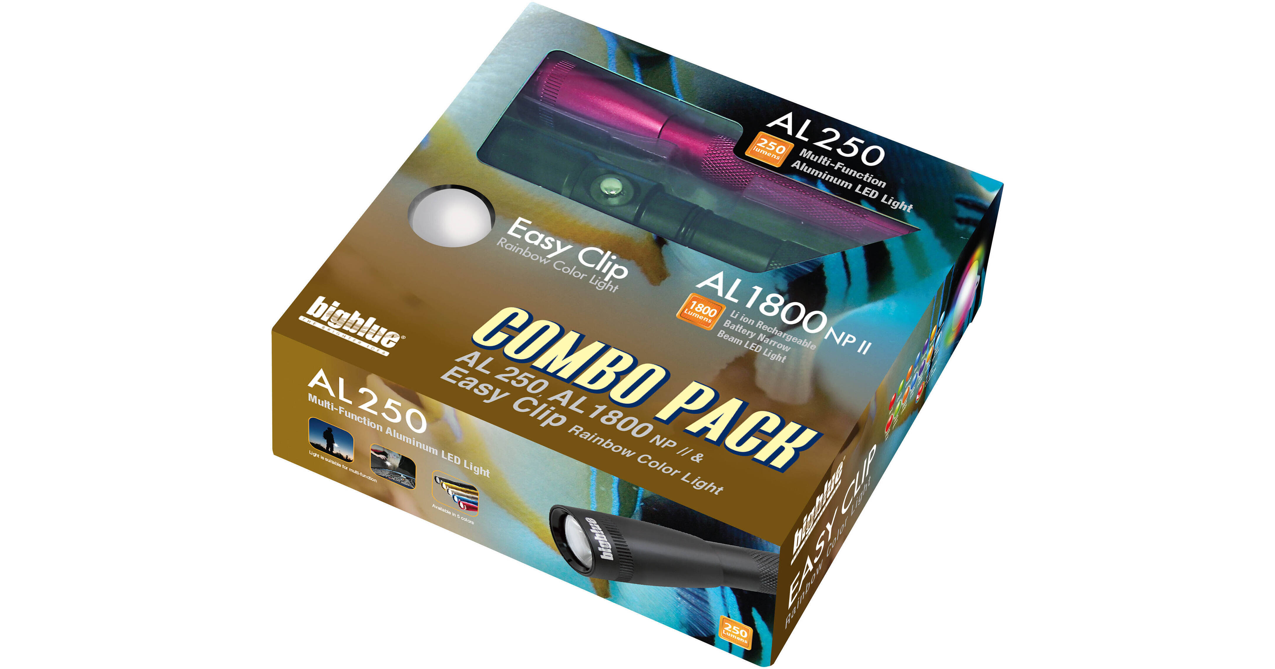 Bigblue AL250 & AL1800NP Combo Pack CP-250BK-1800NP-II-BK-EZCR