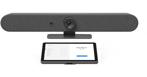 Logitech Rally Bar Mini + Tap IP Bundle 991000385 B&H Photo Video