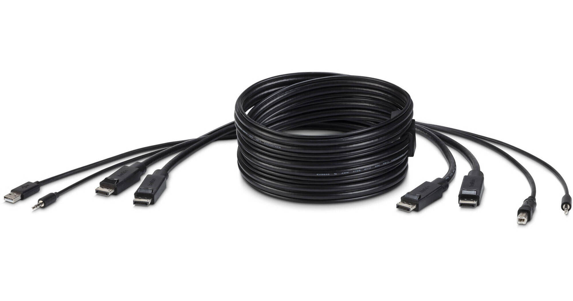 Belkin 6' Dual-Head DisplayPort to DisplayPort KVM F1D9020B06T