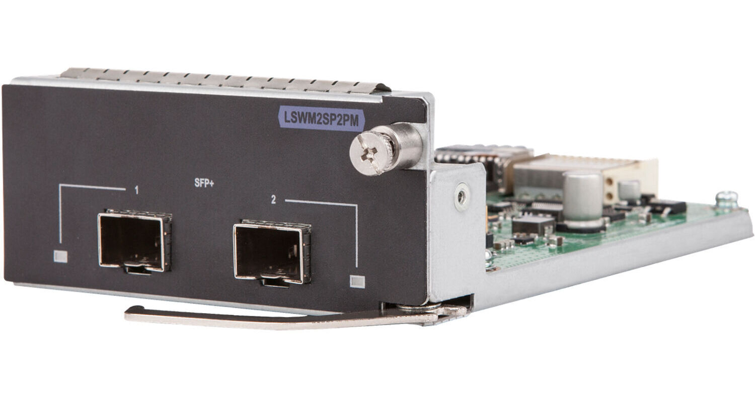 HPE Networking 2-Port 10 Gb/s SFP+ Module for FlexNetwork JH157A