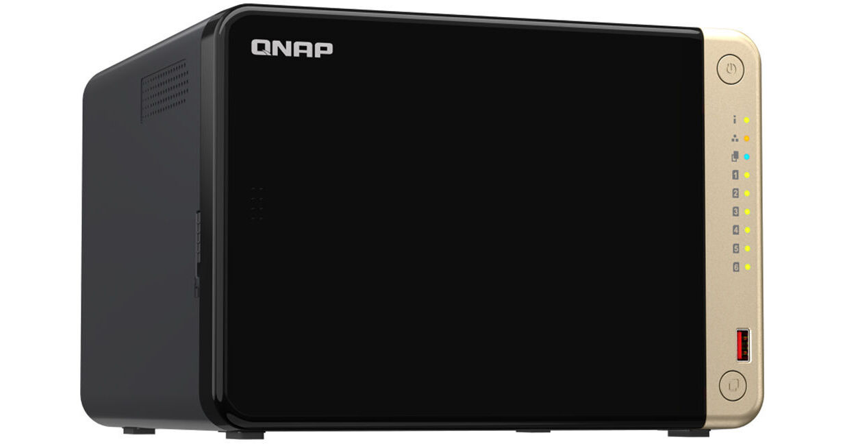 QNAP TS-664 6-Bay NAS Enclosure TS-664-8G-US B&H Photo Video