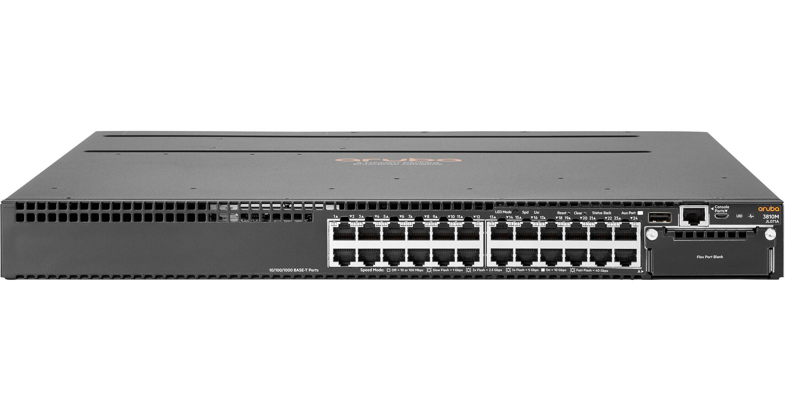 Aruba 3810M 24-Port Gigabit Managed Network Switch JL071A B&H