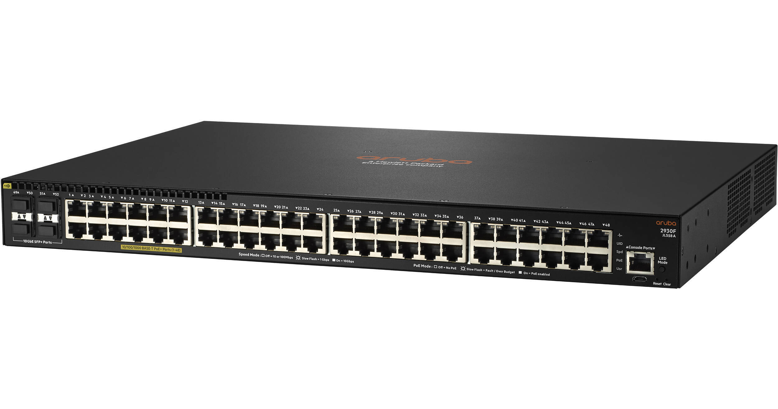 Aruba 2930F 48-Port PoE+ Compliant Gigabit Managed Network