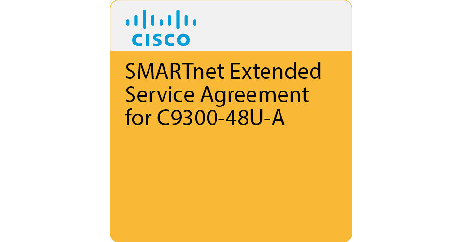 Cisco SMARTnet Extended Service Agreement CON-SNT-C93004UA B&H
