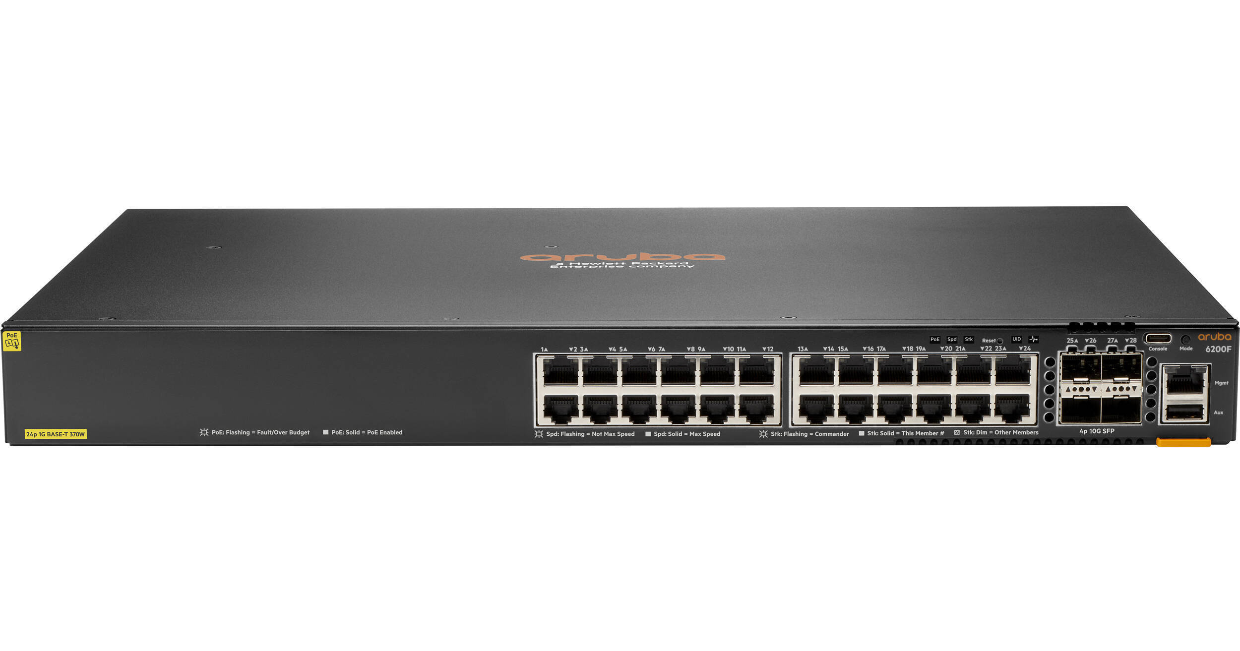 Aruba 6200F 24-Port PoE+ Compliant Gigabit Managed Network