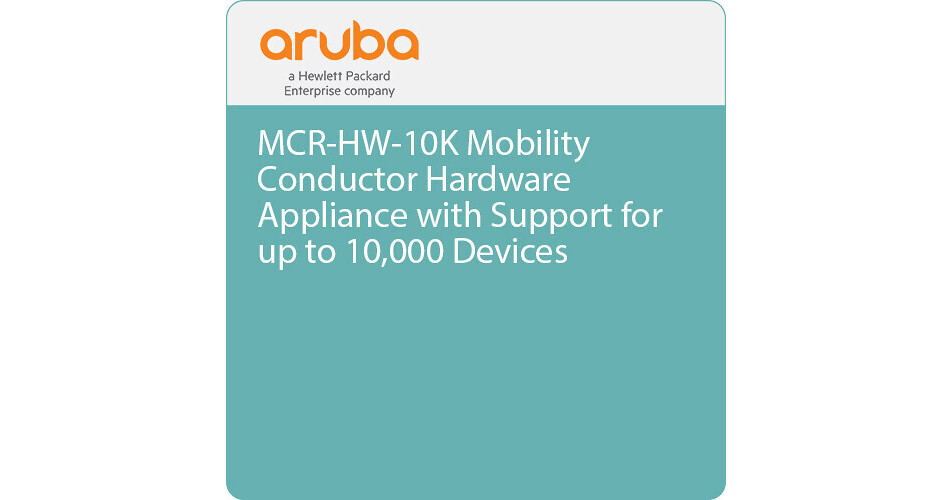 Aruba MCR-HW-10K Mobility Conductor Hardware Appliance JY793A
