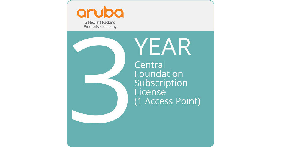 HPE Networking Central Foundation Access Point License Q9Y59AAE