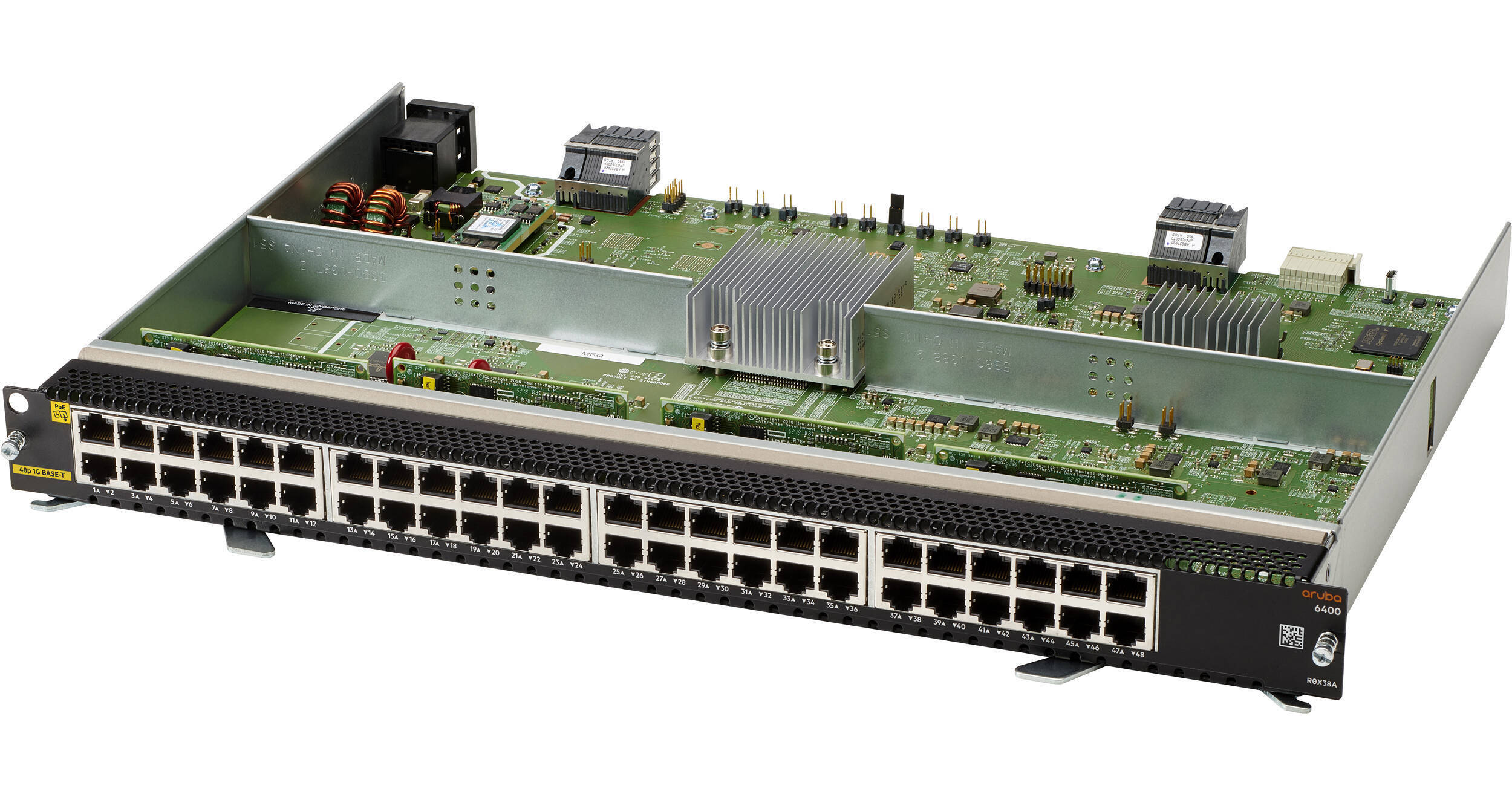 HPE Networking 48-Port PoE Class 4 Gigabit Ethernet Module