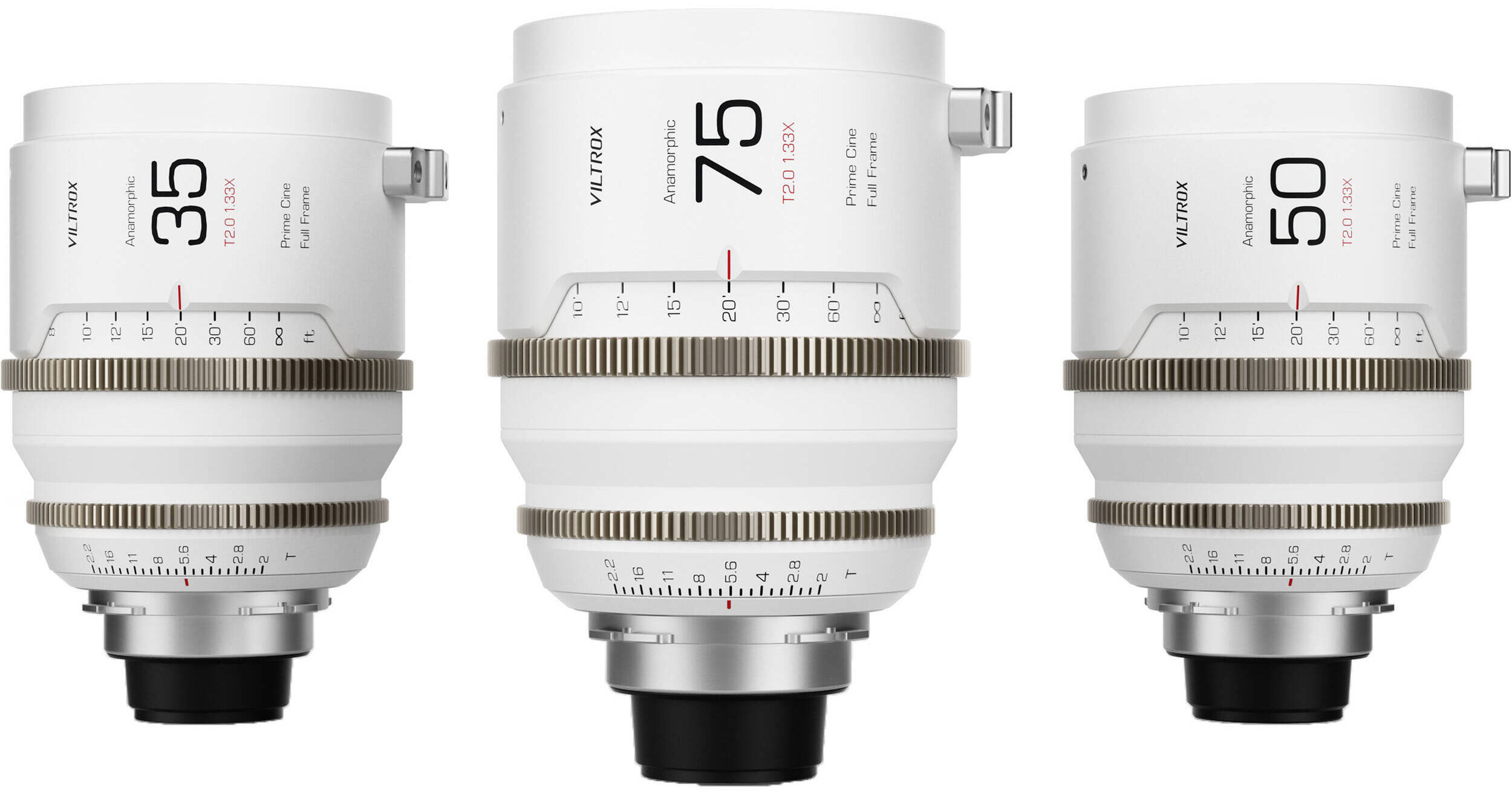Viltrox EPIC T2 1.33x Full-Frame 35/50/75MM T2.0 1.33X PL SET