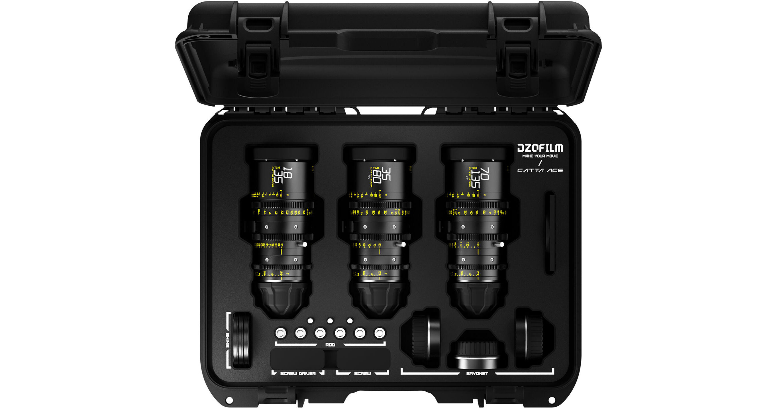 DZOFilm Catta Ace FF 18-35/35-80/70-135mm DZO-FFCATTAA3-BUNDLE