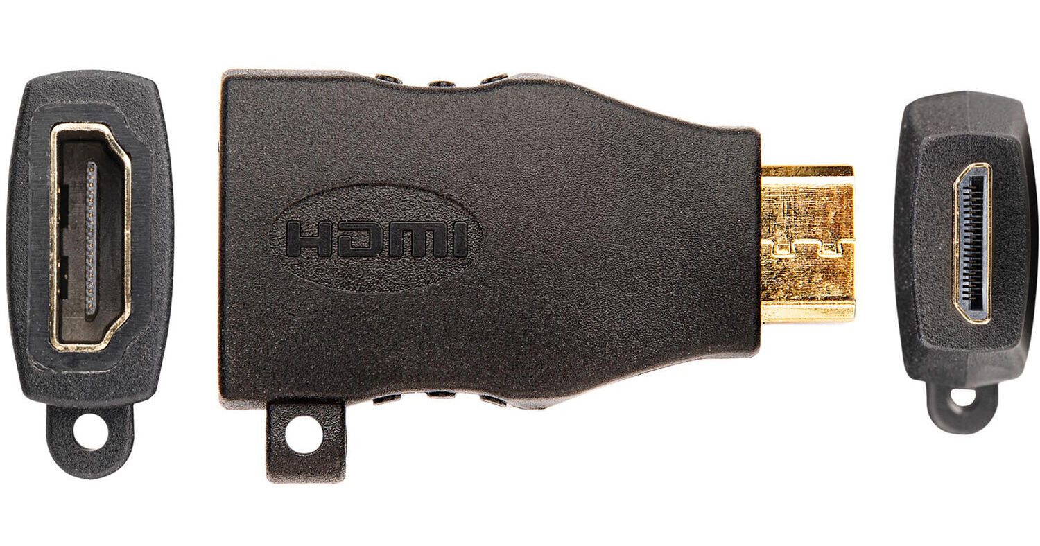 Kramer Mini-HDMI Male to HDMI Female Adapter AD-HMC/HF/RING B&H