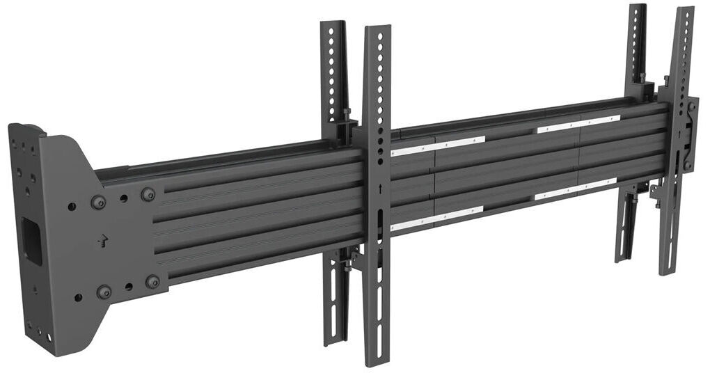 Mount-It! Single-Point Dual-Screen Horizontal Wall Mount